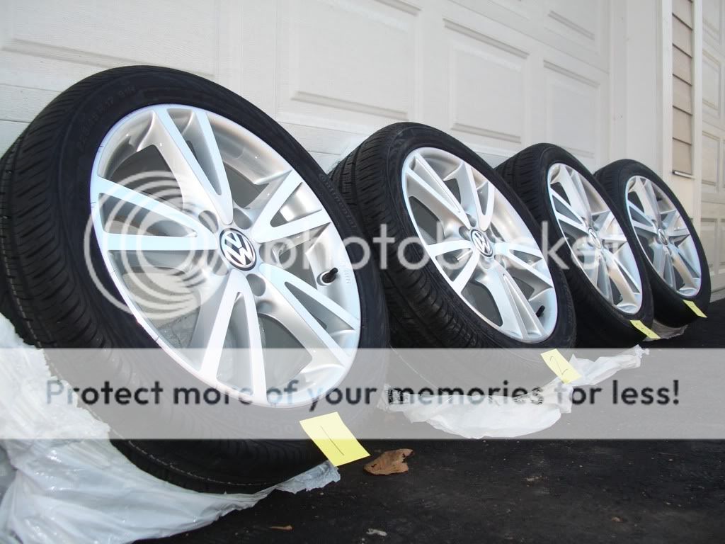 New OEM VW Wheels 17" with new tires | VW Vortex - Volkswagen Forum