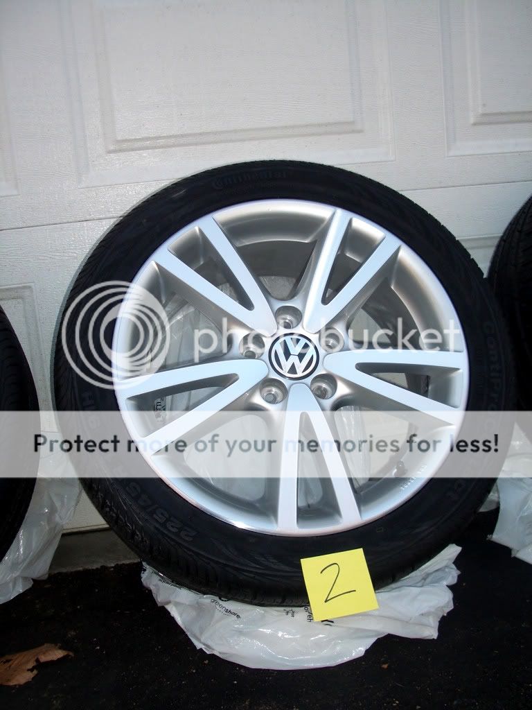 New OEM VW Wheels 17" with new tires | VW Vortex - Volkswagen Forum