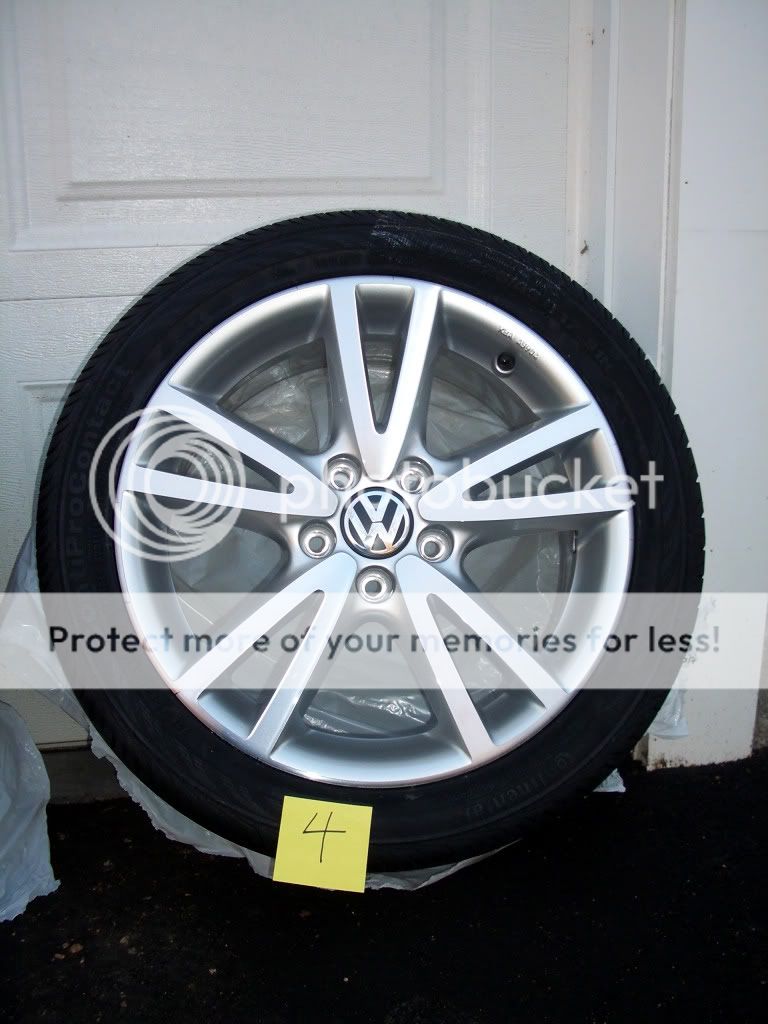 New OEM VW Wheels 17" with new tires | VW Vortex - Volkswagen Forum